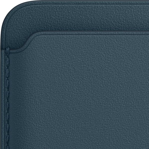 Apple Leather Wallet MagSafe Apple Wallet 1st generation Baltic Blue Handyhuellen