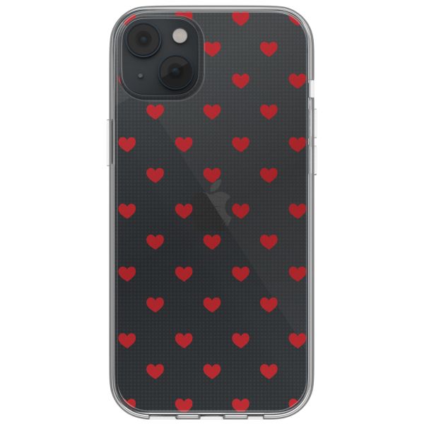 imoshion Design Hülle für das iPhone 14 - Red Hearts | Handyhuellen.de